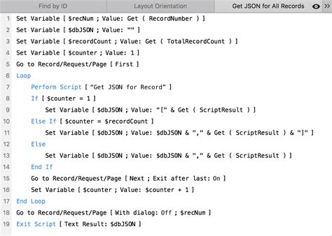 Working With Json Data In Filemaker Iqdw