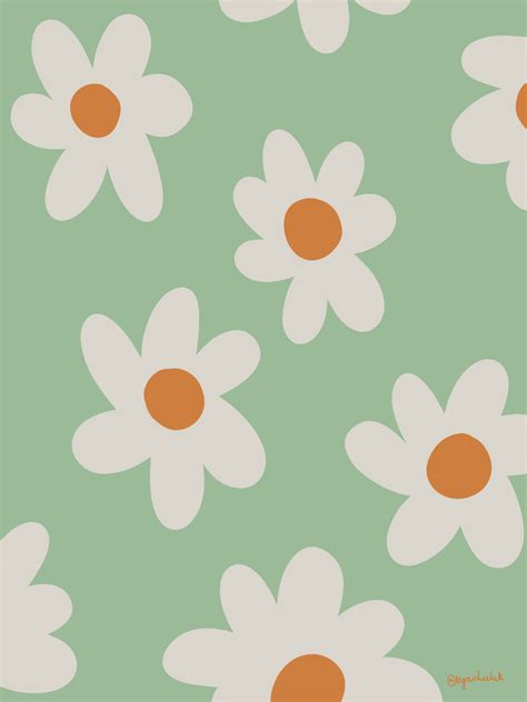 Green Flower Background Images