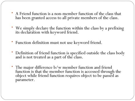 Friend Functionc Ppt Programming Languages Computing