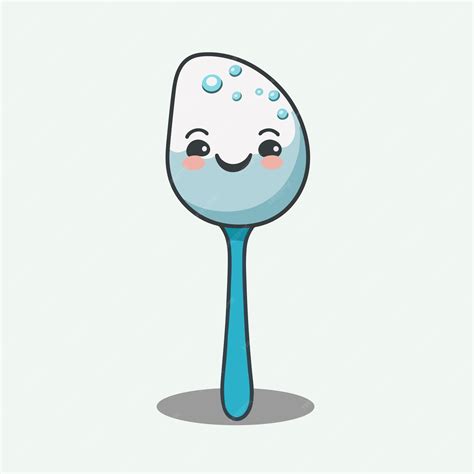 Premium Vector Vector Cute Spoon Cartoon Style