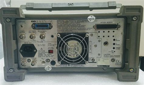 Hpagilent 8563e Opt 008 Fresh Align And Cal 265 Ghz Spectrum