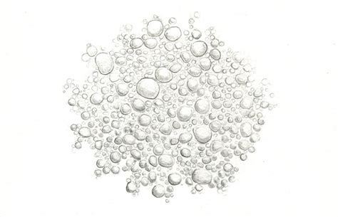 Bubbles Drawing In Pencil