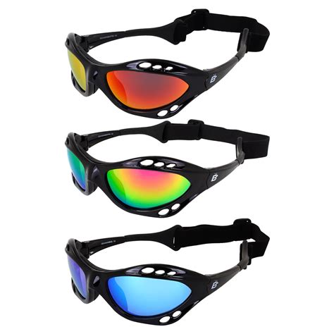 Birdz Eyewear Seahawk Padded Polarized Sunglasses Wstrap Water Sports
