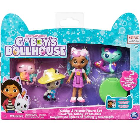 בית הבובות של גבי סט ארבעה דמויות Gabbys Doll House צעצועי מורן