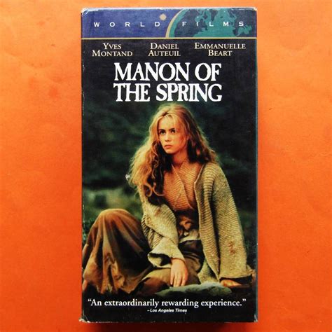 Movies Manon Of The Spring French Movie Vhs Tape 1998 For Sale In