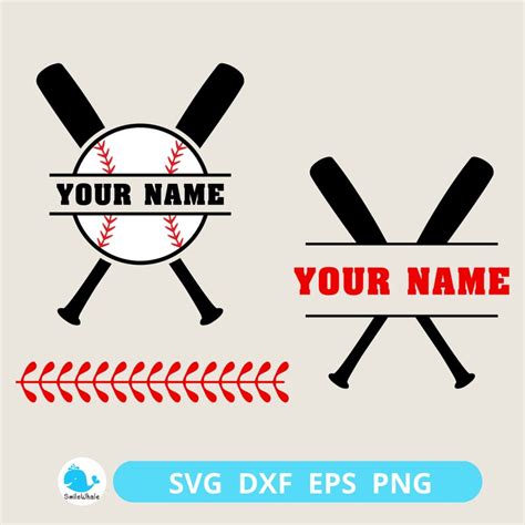 Baseball Name Svg Baseball Cricut Files Baseball Svg Digital