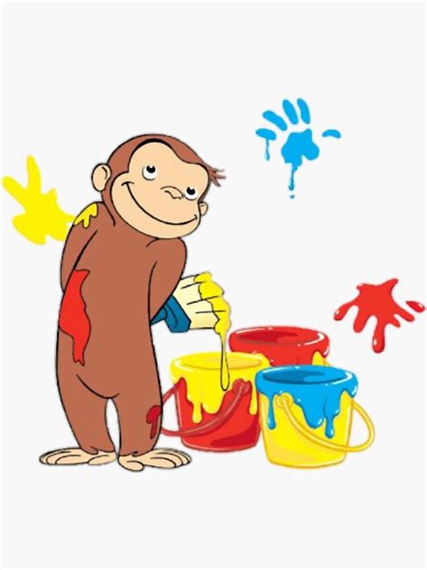 Curious George Face Clip Art