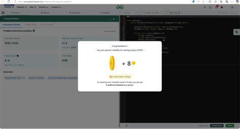 Joshva D On Linkedin Geeksforgeeks Codingjourney Problemsolving