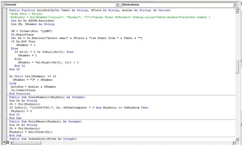Source Code Visual Basic Software Aplikasi Sistem Informasi Kepegawaian