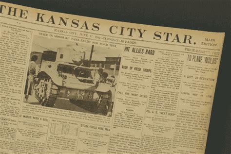 A History Of The Kansas City Star Historic Newspapers