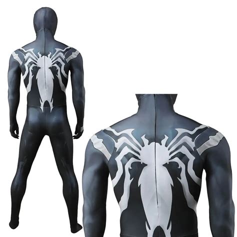Marvel Rivals Venom Cosplay Costume Halloween Jumpsuit With Mask 2