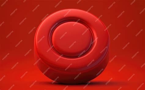 Premium Photo A Large Red Plastic Or Metal Pushbutton Alarm Warning