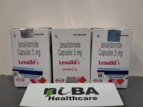Lenalidomide 5 Mg Capsules At ₹ 2000bottle Lenalidomide Capsules In