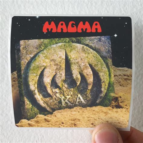 Magma Ka Album Cover Sticker