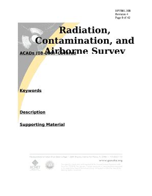 RADIATION CONTAMINATION AND AIRBORNE SURVEY TECHNIQUES Doc Template PdfFiller