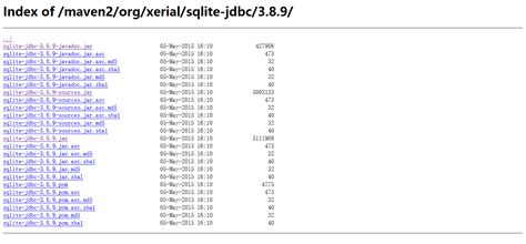 Sqlite Jdbc Jar包下载过程笔记 Mysomeday 博客园