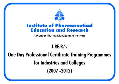 Pdf Ipers One Day Professional Certificate Training Imagesstories
