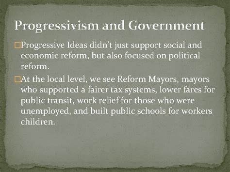 Modern America Emerges 1890 1920 The Progressive Era