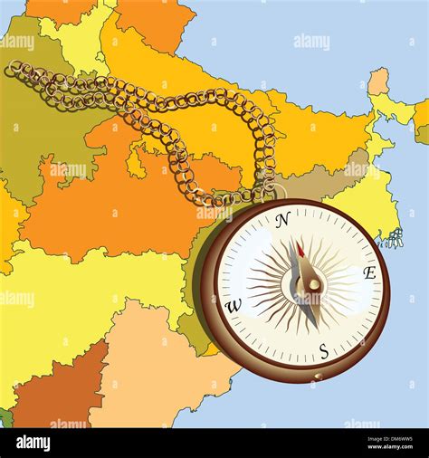 Compass And Chain Stock Vector Image And Art Alamy