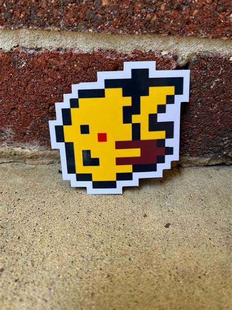 8 Bit Pikachu Etsy
