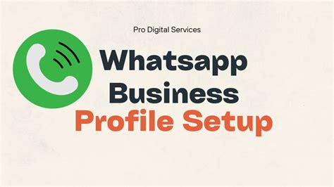 Whatsapp Business Profile Setup Digital Marketing Services Digital