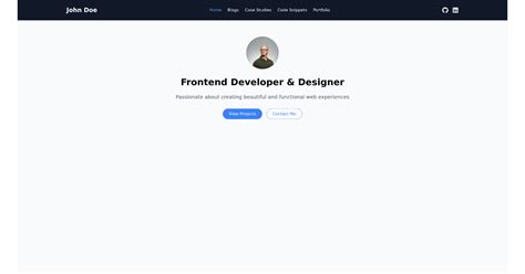 Blog Data Free React Tailwind Component