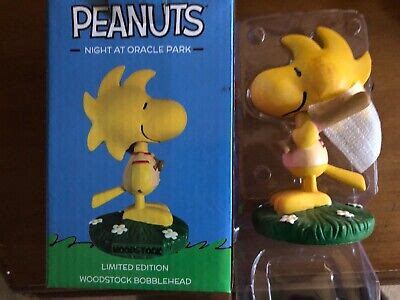 Sf Giants Limited Edition Peanuts Woodstock Bobblehead Sga Nib 8 31