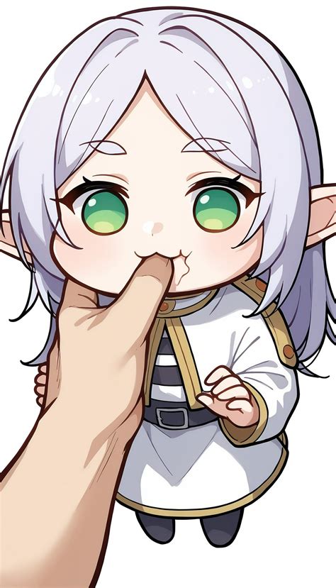 Chibi Friren Is Hungry 🤍 — Yodayo