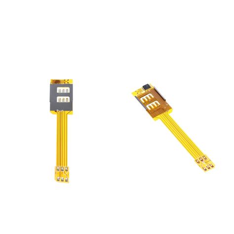 2 X Dual Sim Card Adapter Converer Phones Sim Card Vicedeal