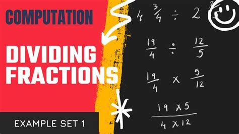 Dividing Fractions Example Set 1 Fractions Adding Fractions
