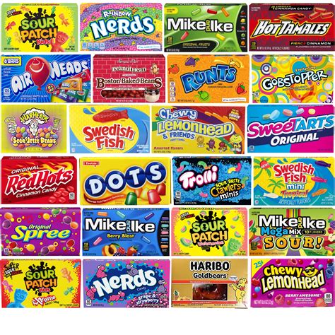 Movie Theater Candy Assorted Candy Variety Pack 24