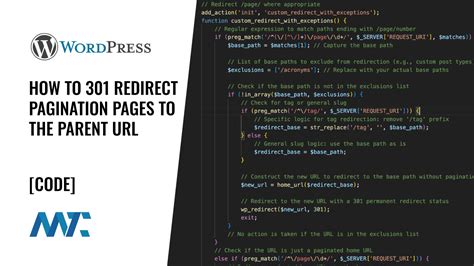 WordPress Comment Rediriger Les Pages De Pagination Vers L Parent