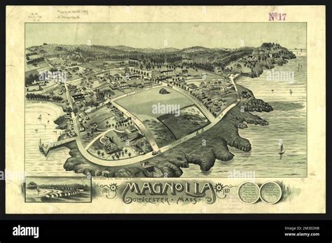 Magnolia Gloucester Mass Magnolia Gloucester Mass Aerial Views Norman B Leventhal Map