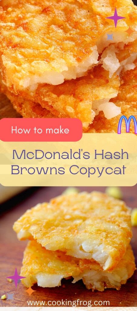Homemade Mcdonalds Hash Browns Copycat Recipe Cooking Frog