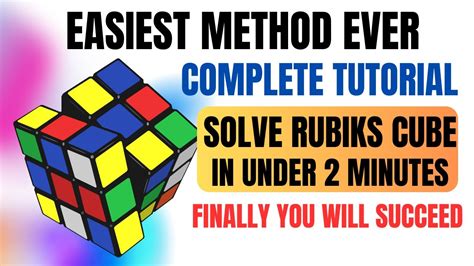 How To Solve A Rubik S Cube As A Complete Beginner YouTube