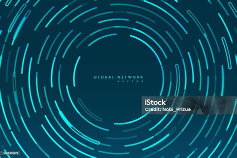 Abstract Data Transmission Visualization Stock Illustration Download Image Now Abstract