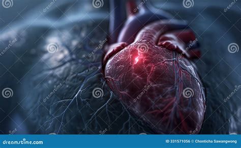 A Detailed Medical Illustration Depicting The Nervous System Affected