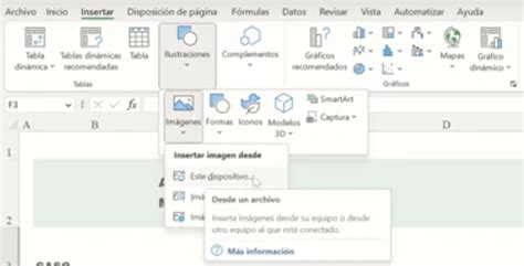 Cómo Insertar Imagen En Excel