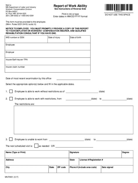 Form Report Of Work Ability Fill Out And Sign Online Dochub