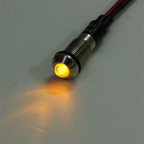 6mm Led Indicator Light Pilot Directional Dashboard Lamp Car Truck Boat