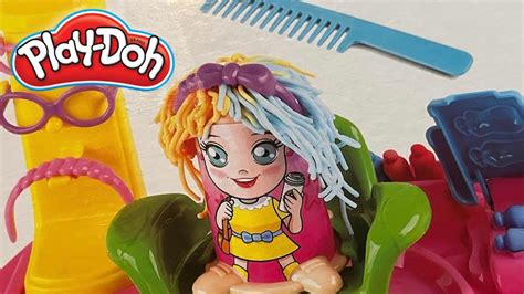 Play Doh Hair Salon Unboxing Hair Studio Youtube