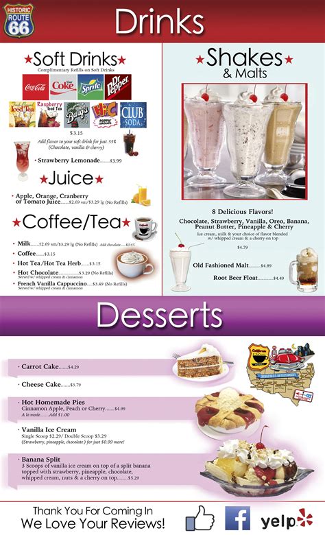 California Classic Cafe Menu