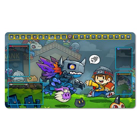 Digi Chibi World Night Version Playmat Sinobali