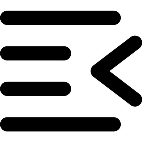 Editor Format Indent Decrease Left Text Icon Vector Svg Icon Svg Repo