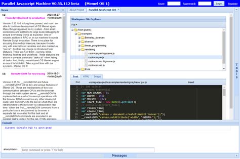 Parallel Javascript Machine Parallel Programming Made Easier By