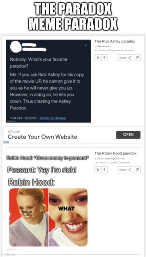 Paradox Memes And S Imgflip