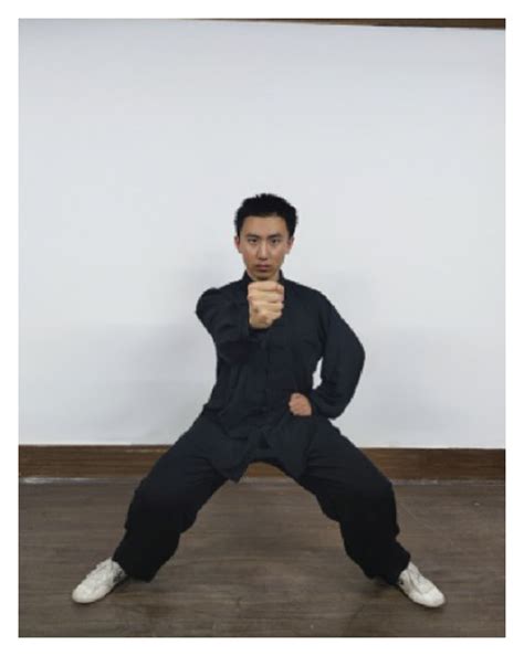 Ten Postures Of Baduanjin Exercise A Preparation Posture B Prop