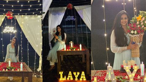 Laya Gorty బీచ్‌లో నటి లయ బర్త్ డే సెలబ్రేషన్స్ ఫోటోలు చూశారా Actress Laya Gorty