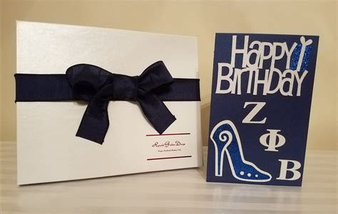 Zeta Phi Beta Birthday Card