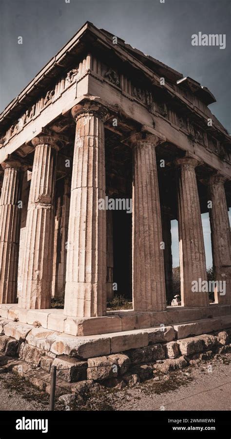 An Ancient Greek Temple In Athens Showcasing The History Philosophy
